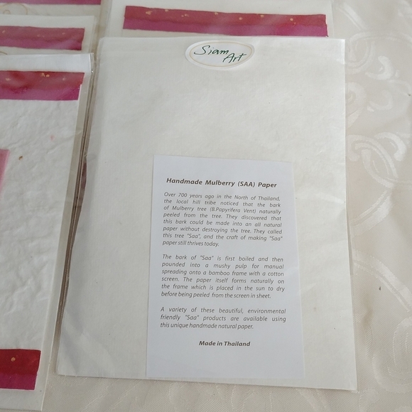 Siam Art | Office | Valentine Heart Mulberry Paper Saa Thai Art ...
